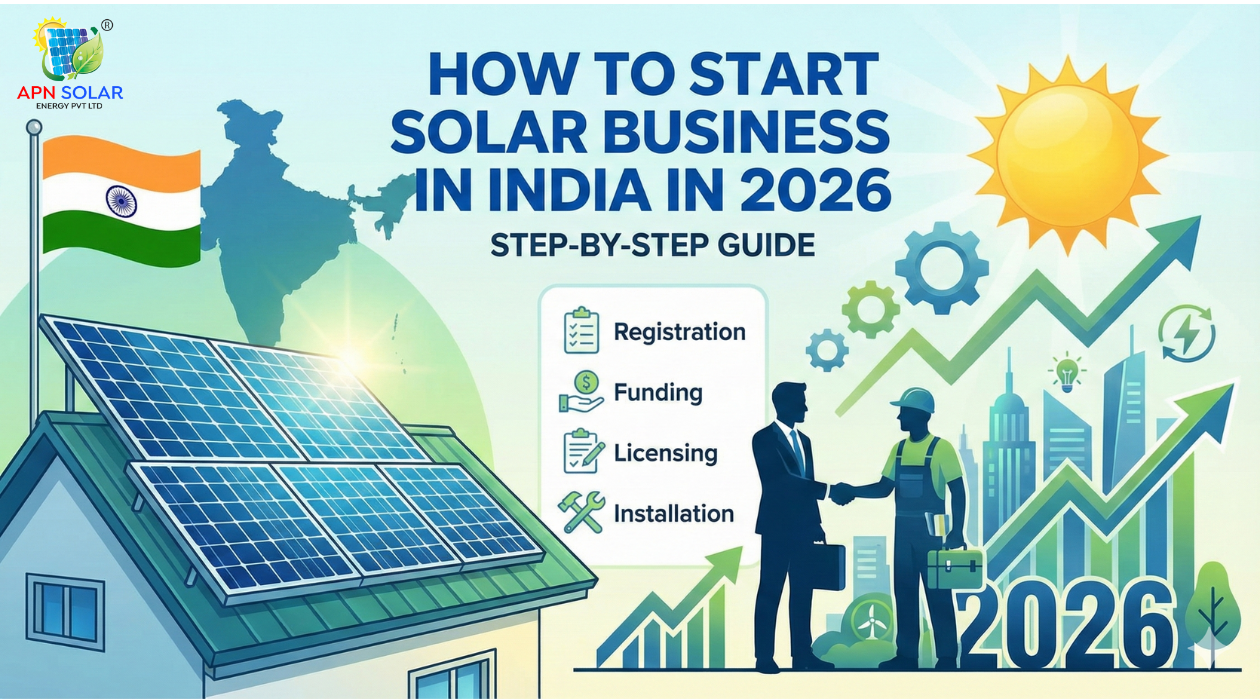 How to Start Solar Business in India in 2026 - Step-by-Step Guide